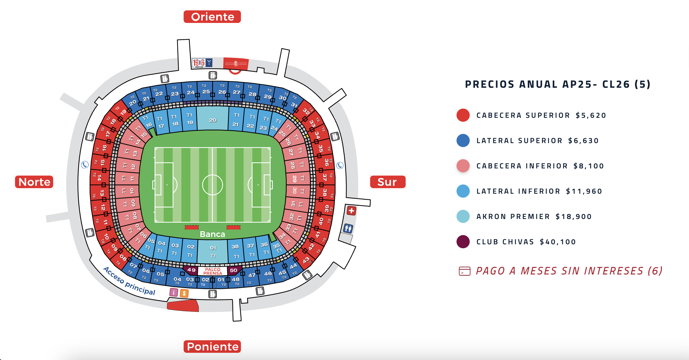 Adquiere tu Chivabono y asegura tu lugar para el AP25 y el CL26